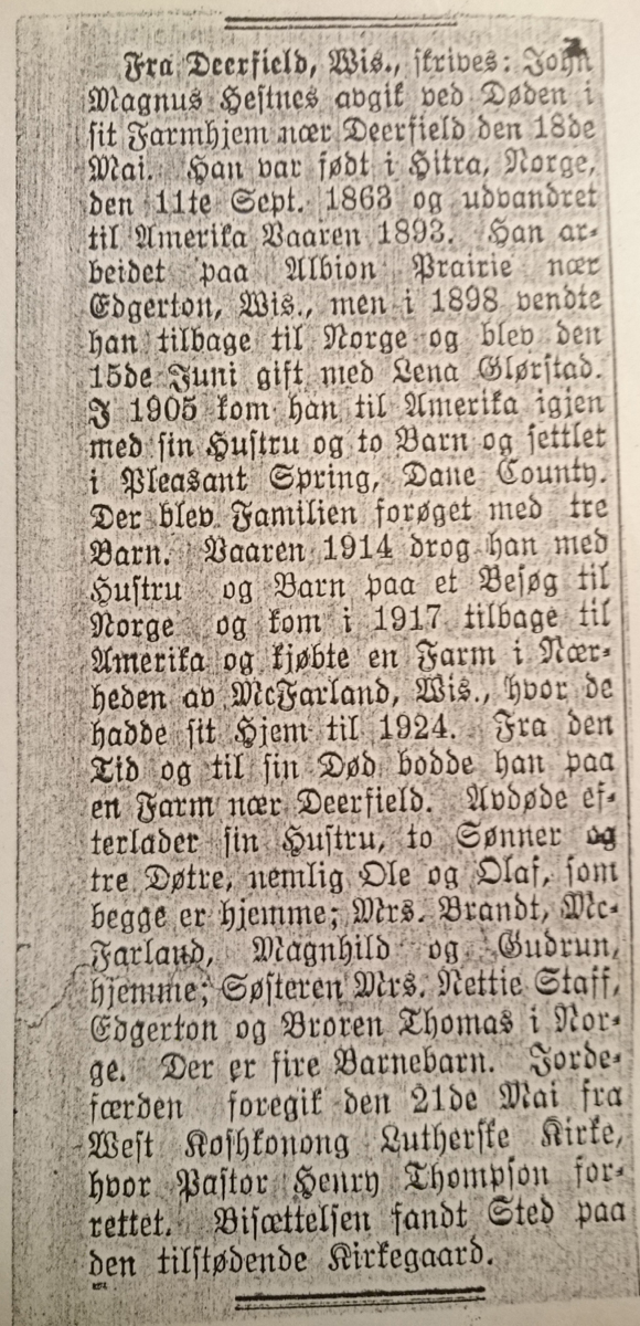 Bilder: nekrolog John Magnus Hestnes.jpg: Hitterslekt